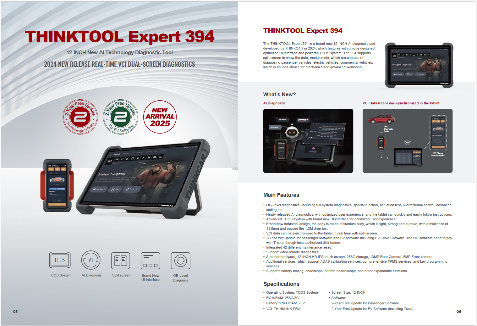 THINKCAR 394 Diagnostic Tool Australia